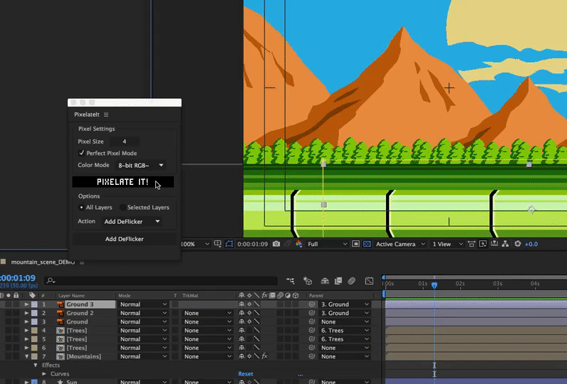 Pixelate It™ for After Effects – Eyedesyn